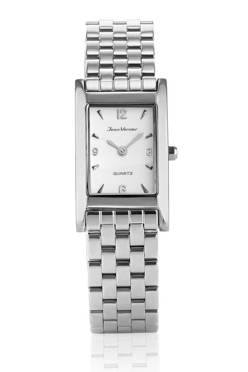 Relógio Jean Vernier JV01618B Pulseira Aço Inoxidável